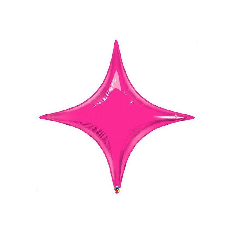 Globos de Foil Starpoint de 40" de Color Magenta www.globodeco.es